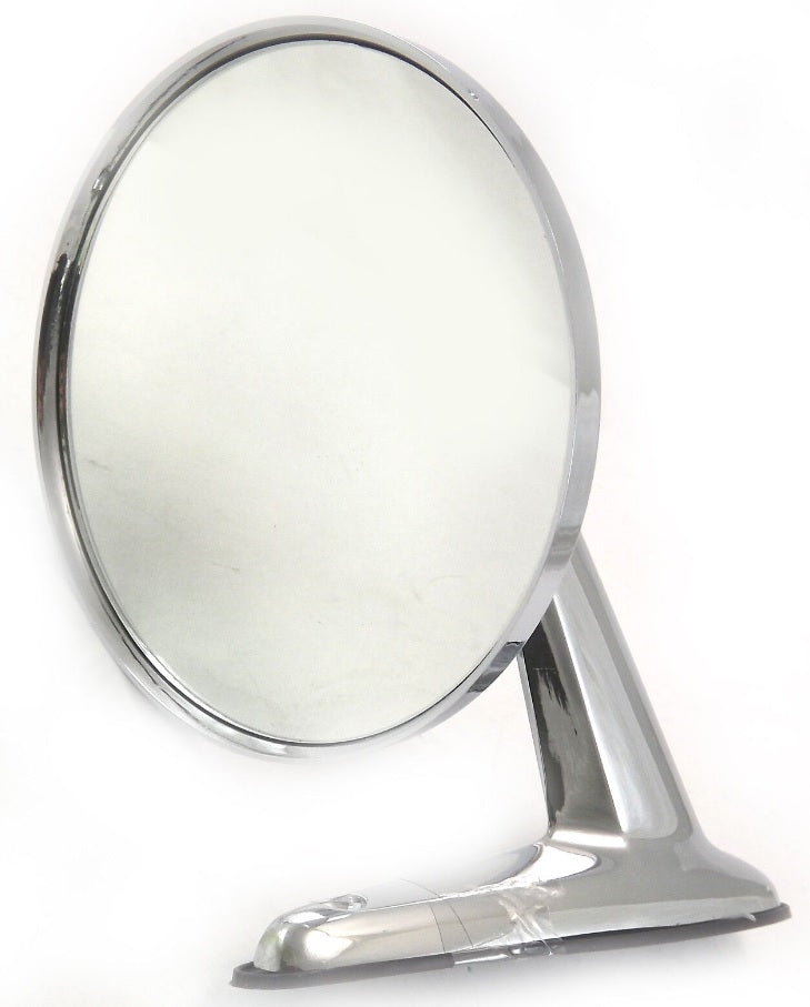 Aftermarket Round Chrome Finish Door Side Mirror | Body