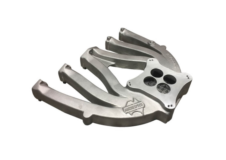 Aussiespeed 4 Barrel Hurricane Long Runner Intake Manifold Suits Slant