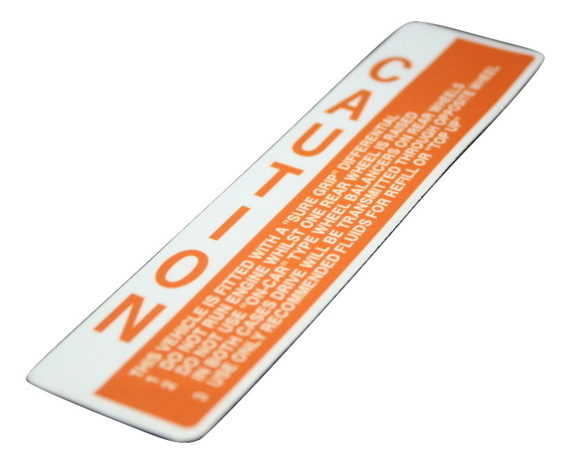 Sure Grip Diff Decal | Decals