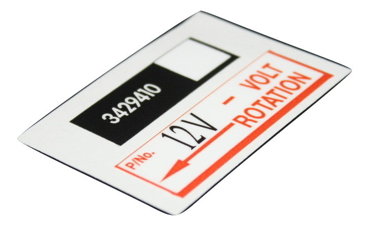 Air Con Blower Motor Decal Set VG-CM | Decals