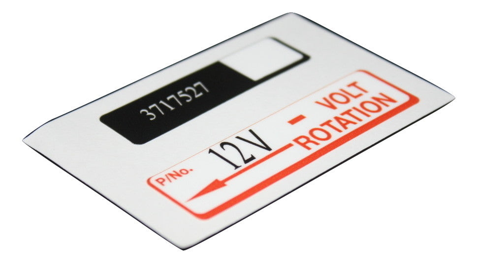 Valiant VH Lucas Wiper Motor Decal Set | Decals