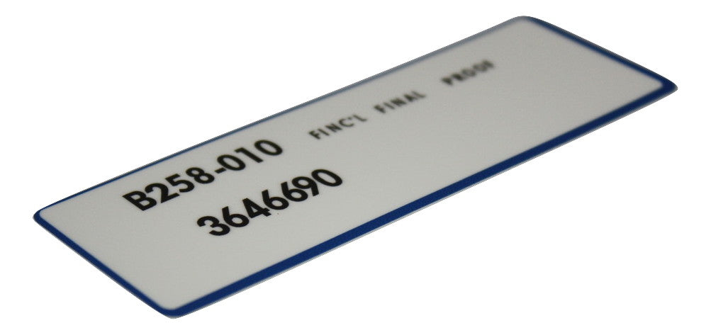 Valiant VH Hemi 6 Brake Booster Inspection Decal | Decals