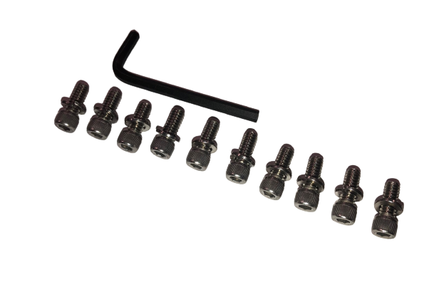 Stainless Rocker Cover Bolt Set - Suits Chrysler Small block with Tin