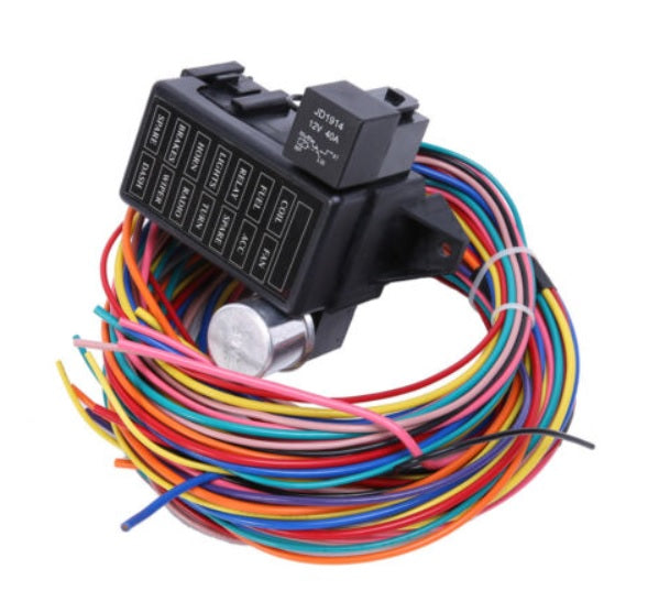 Universal Wiring Harness 14 Circuit