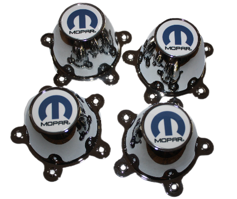 Late Mag Wheel Centre Cap Set, Mopar Logo : VH-CM