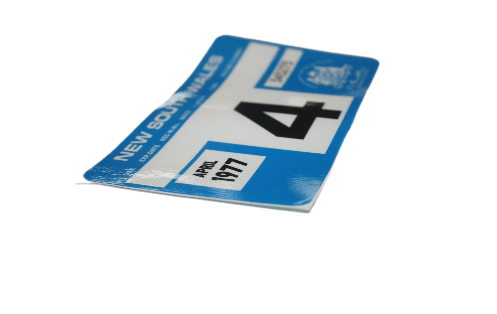 Vintage Rego Sticker : NSW 1977 | Decals