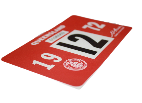 Vintage Rego Sticker : QLD 1972 | Decals