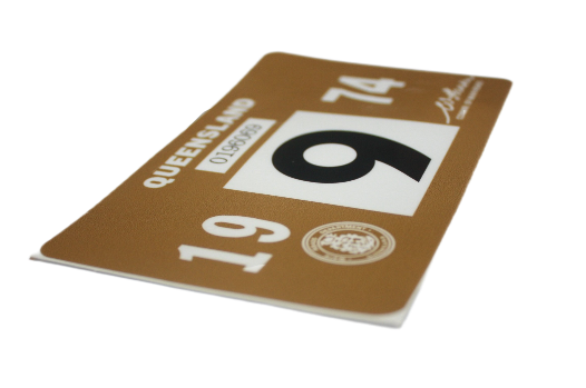 Vintage Rego Sticker : QLD 1974 | Decals