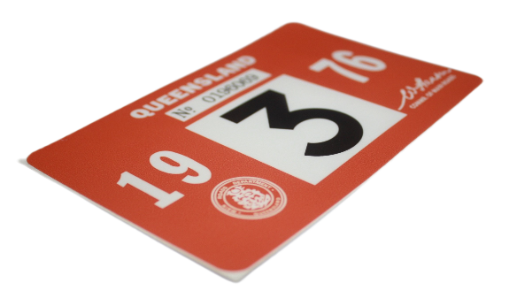 Vintage Rego Sticker : QLD 1976 | Decals