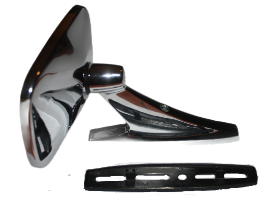 Aftermarket Rectangle Chrome Finish Side Door Mirror | Body