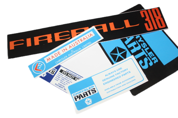 VF Engine Bay Decal Set (Fireball 318) | Decals