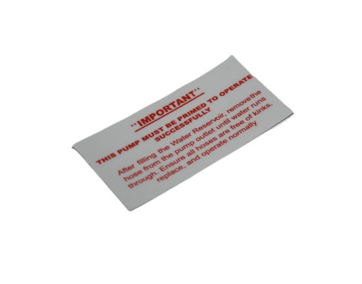 Washer Bottle Decal : CM "important" | Decals